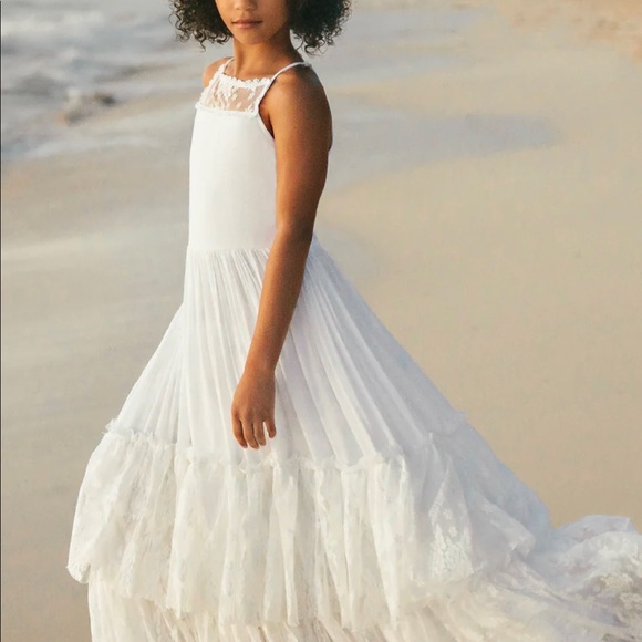 Hand Crafted | Dresses | Girls Boho Dress Flower Girl Wedding Holiday ...